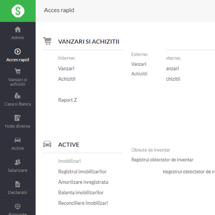 Program Contabilitate | SmartBill