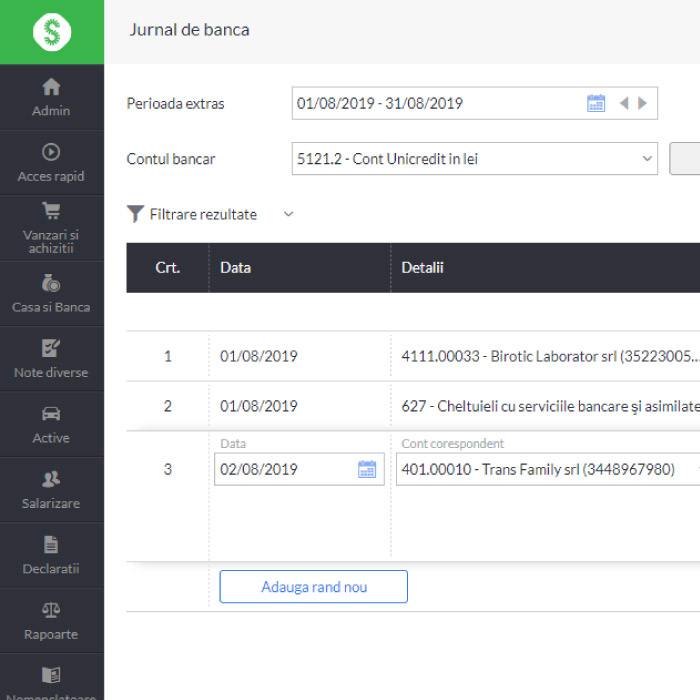 Program Contabilitate | SmartBill