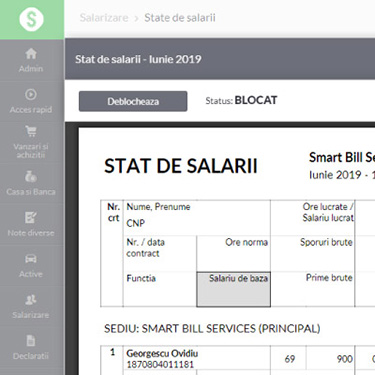 Program Contabilitate | SmartBill